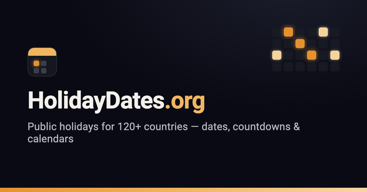 Constitution Day in Japan 2026 | HolidayDates
